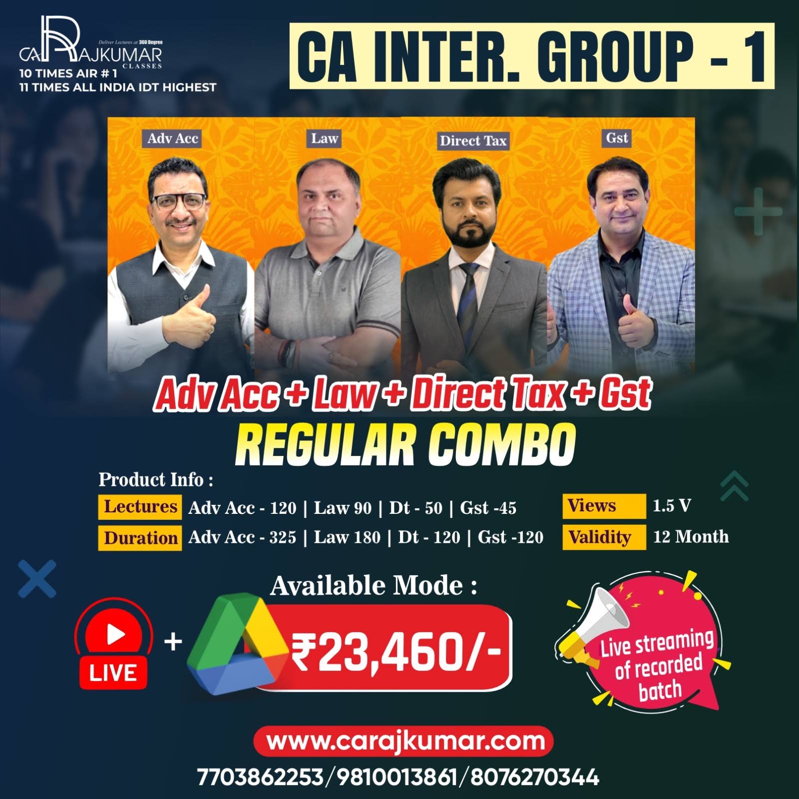 Post from CA RAJKUMAR CLASSES