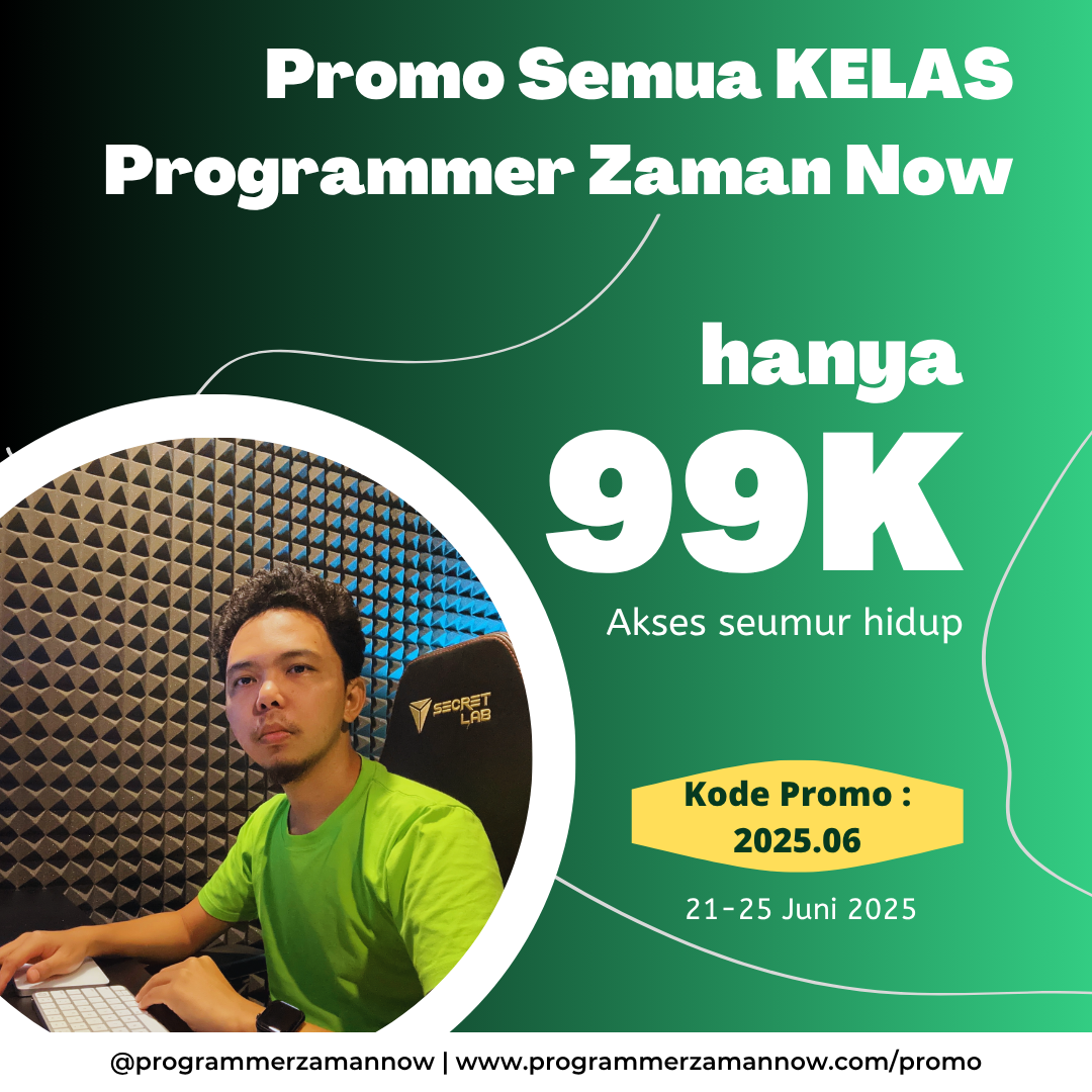 Post from Programmer Zaman Now