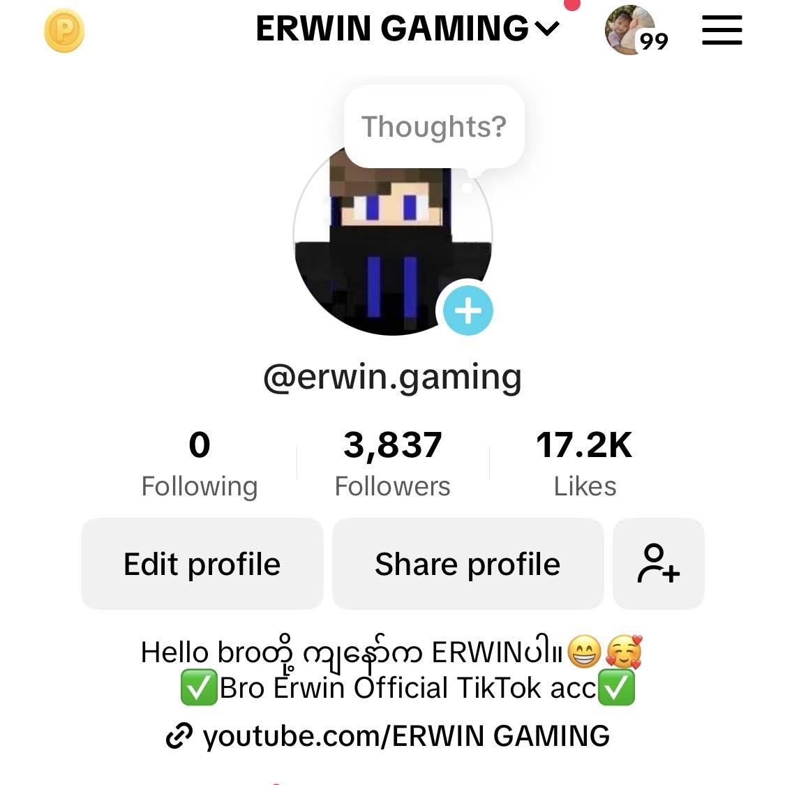 Post from ERWIN GAMING