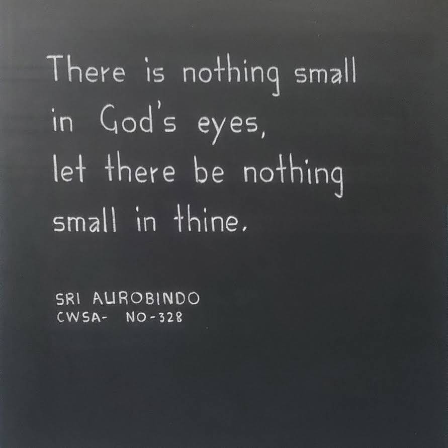 Post from Arvind T Akki Sri Aurobindo Ashram, Pondicherry