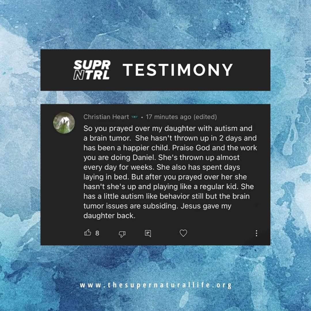 Post from The Supernatural Life - Daniel Adams