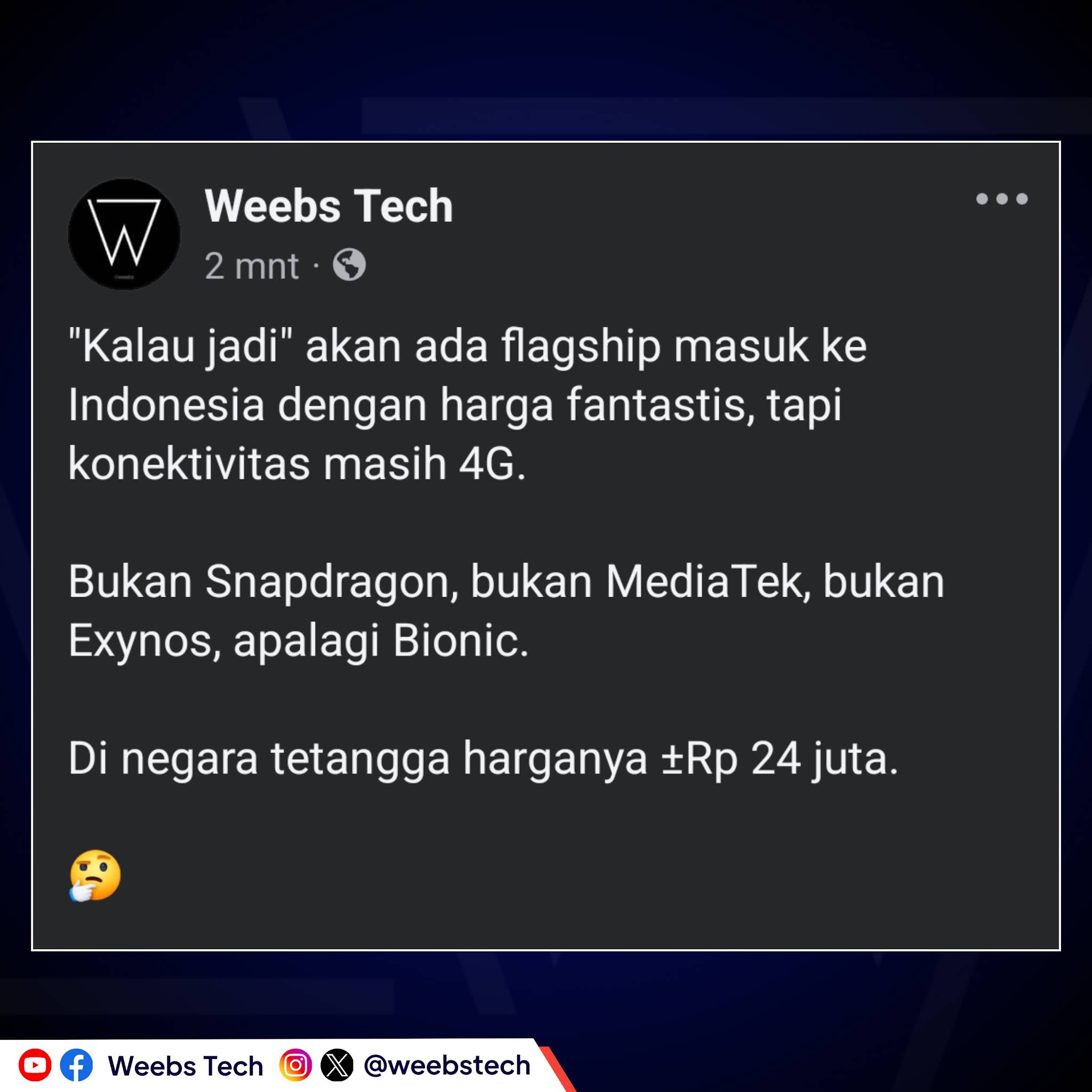 Post from Weebs Tech