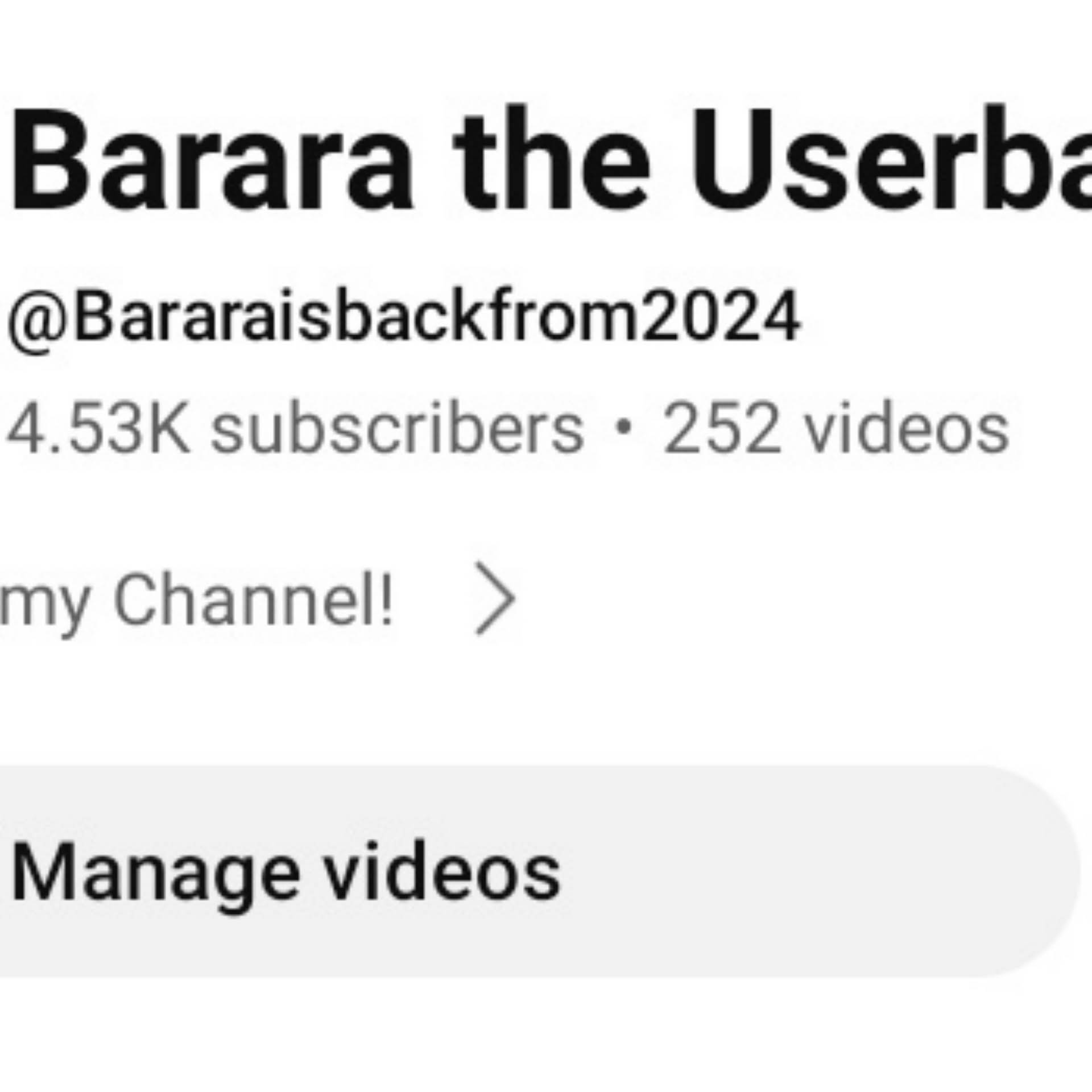 Post from Barara the Userball