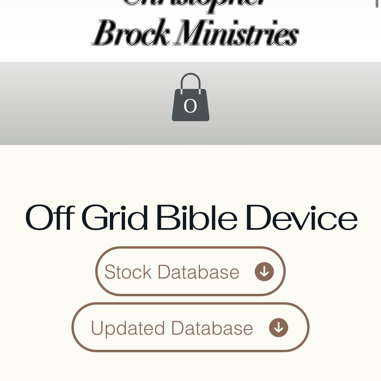 Post from Christopher M Brock