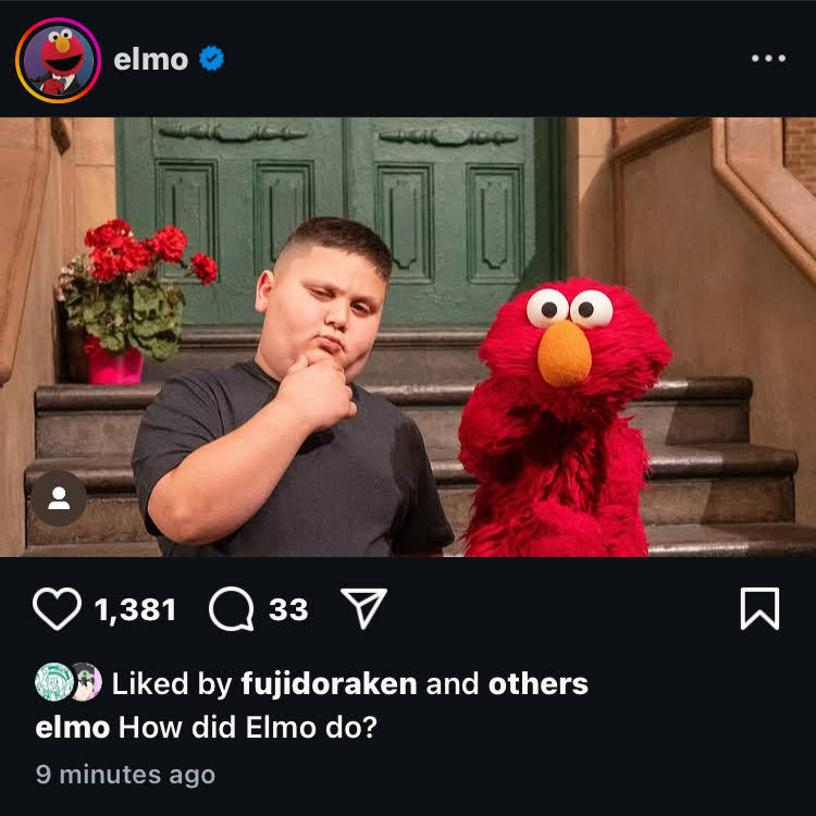 Post from The Larry show