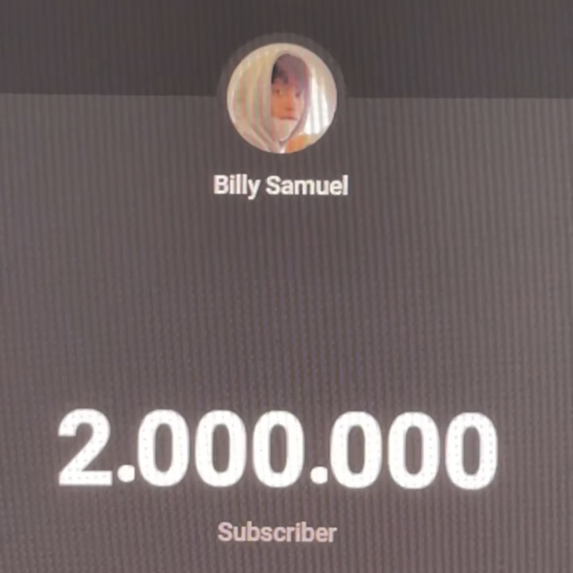 Post from Billy Samuel