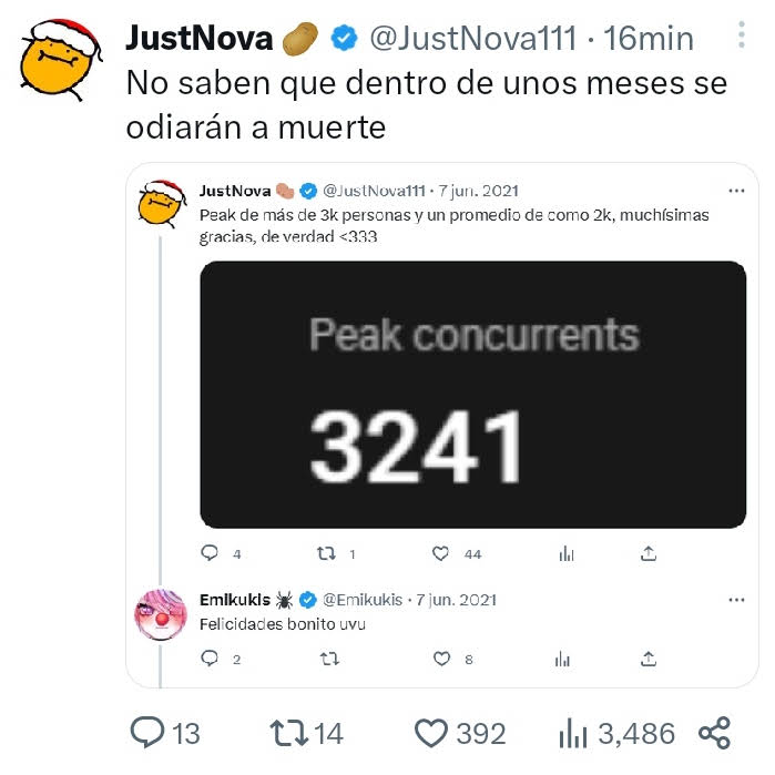 Post from Fan de JustNova
