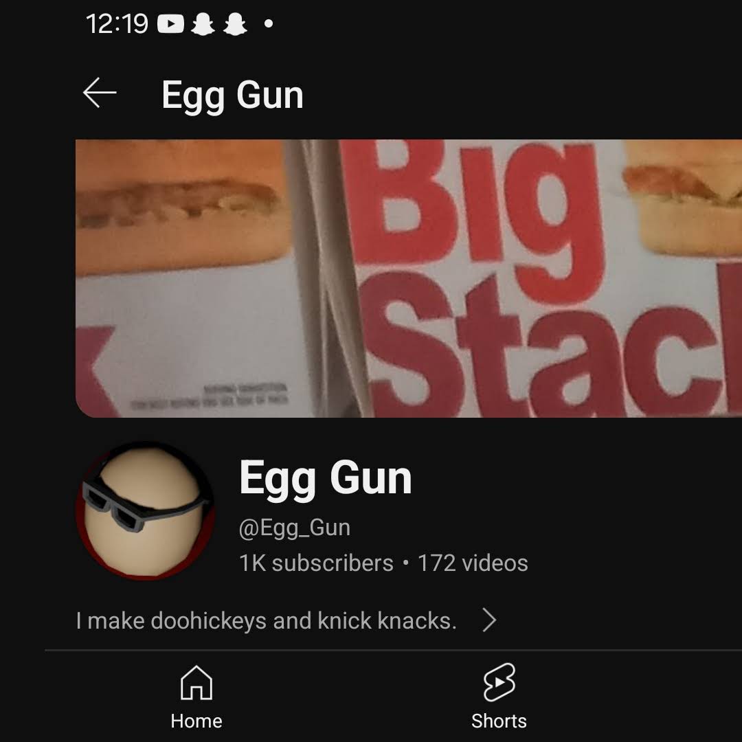 Post from Egg Gun