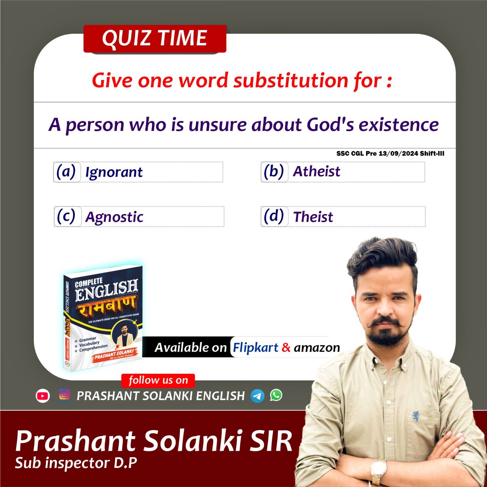 Post from Prashant Solanki English