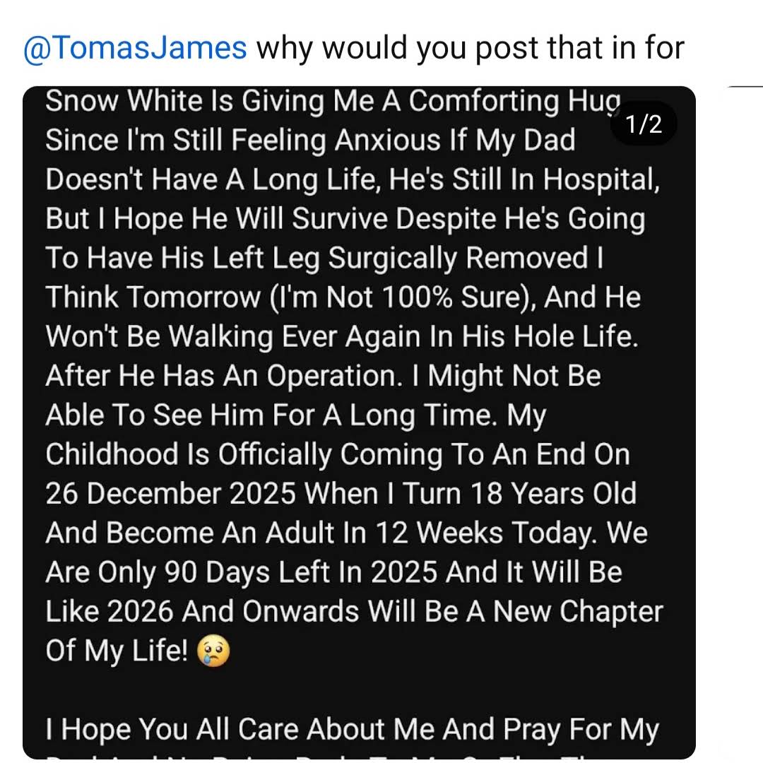 Post from Tomas James