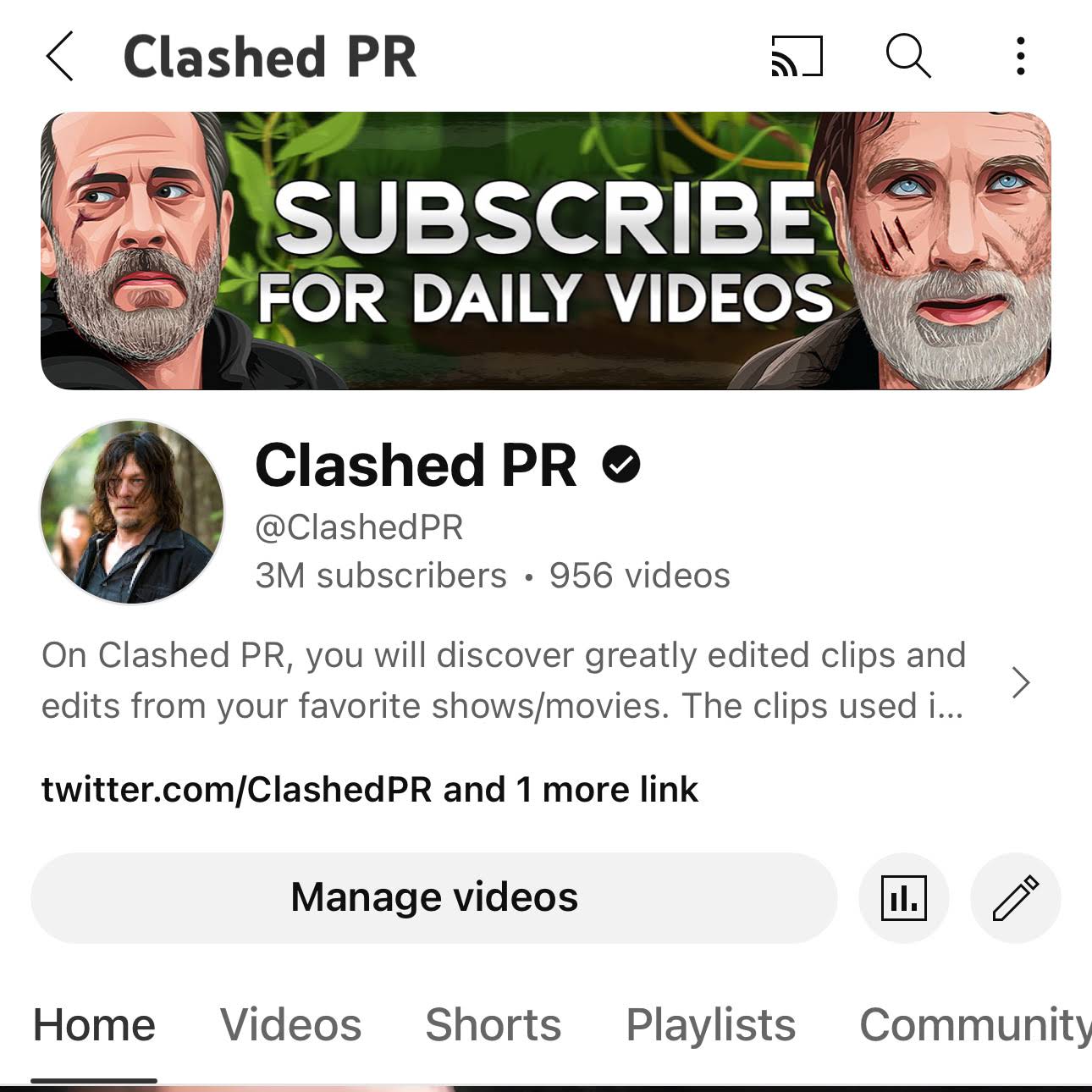 Post from Clashed PR