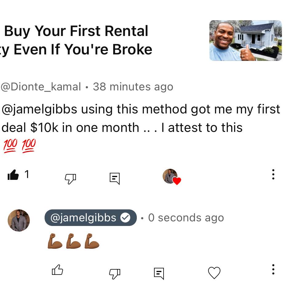 Post from Jamel Gibbs
