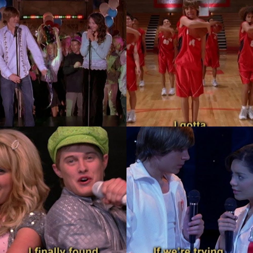High School Musical 1 2 3 Songs In Order Singalong