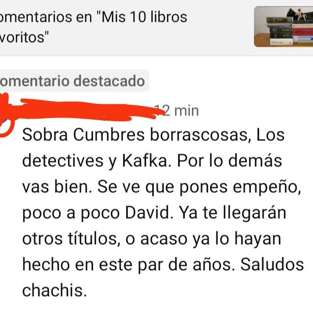 Post from David Pérez Vega - Bienvenido, Bob