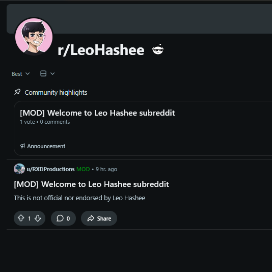 Post from Leo Hashee