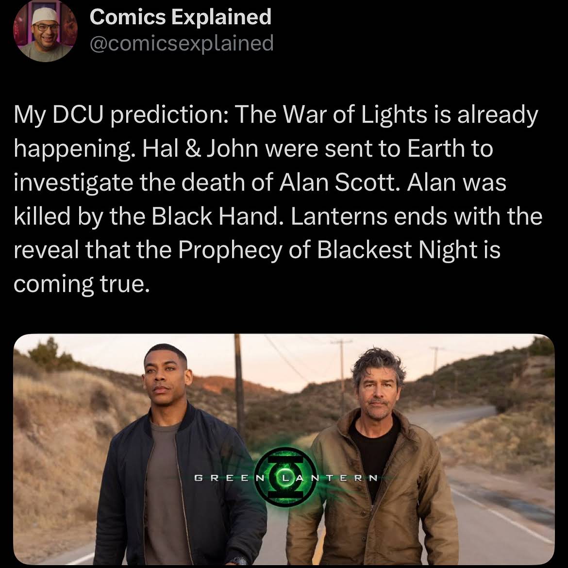 Post from Comics Explained