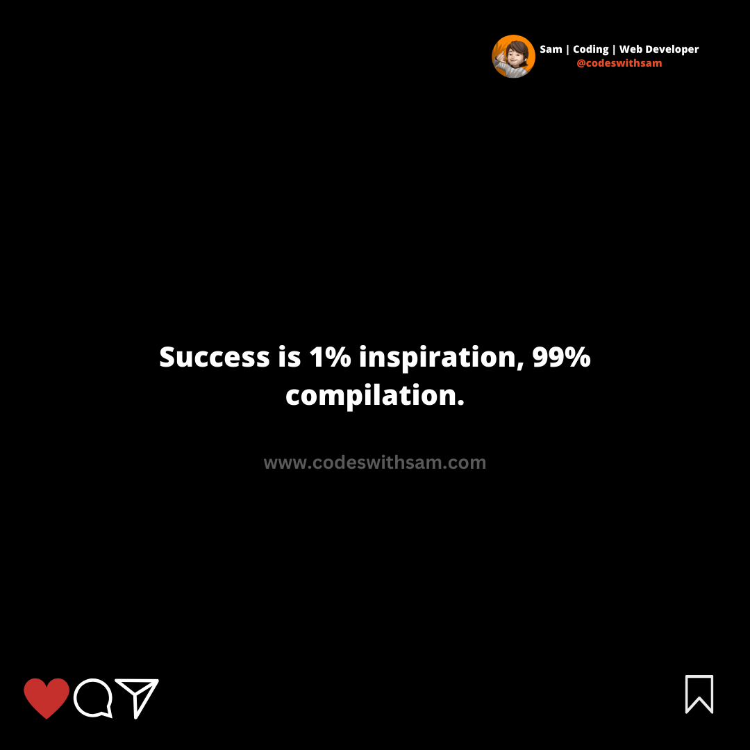 Post from Codeswithsam