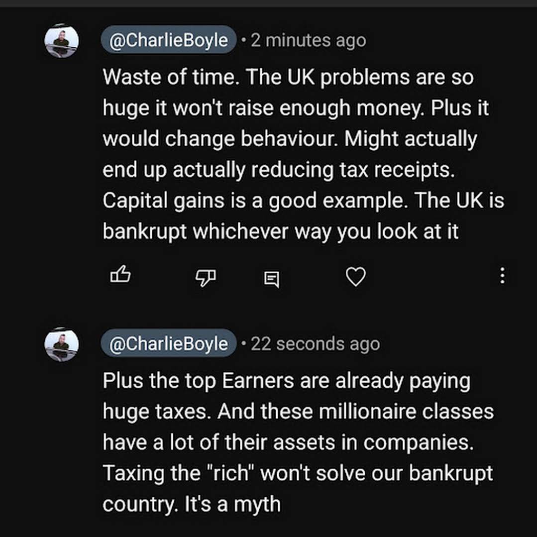 Post from Charlie Boyle TV