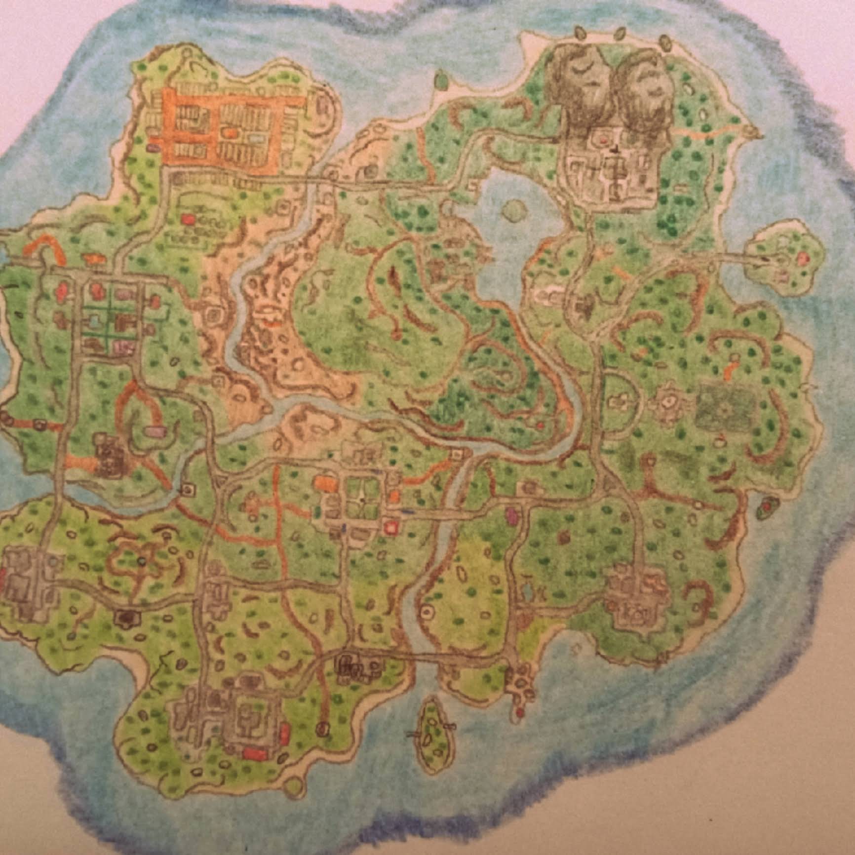 Post from fortnite map drawer