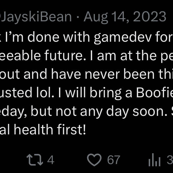 Post from JayskiBean