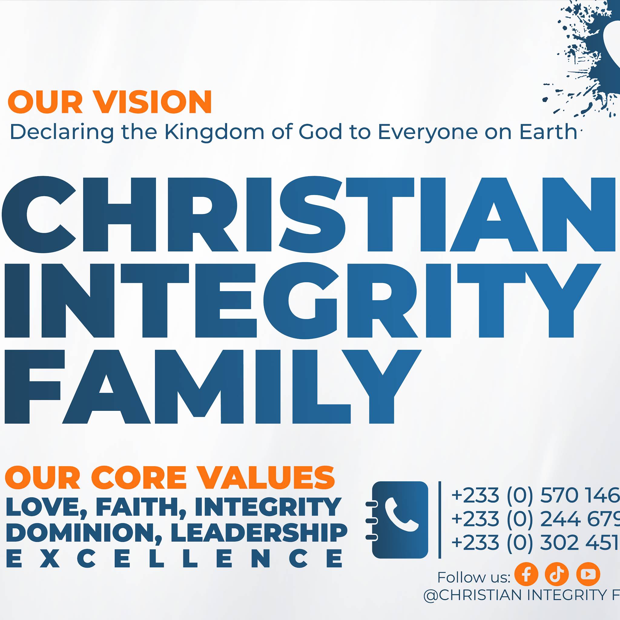 Post from Christian Integrity Family Tv