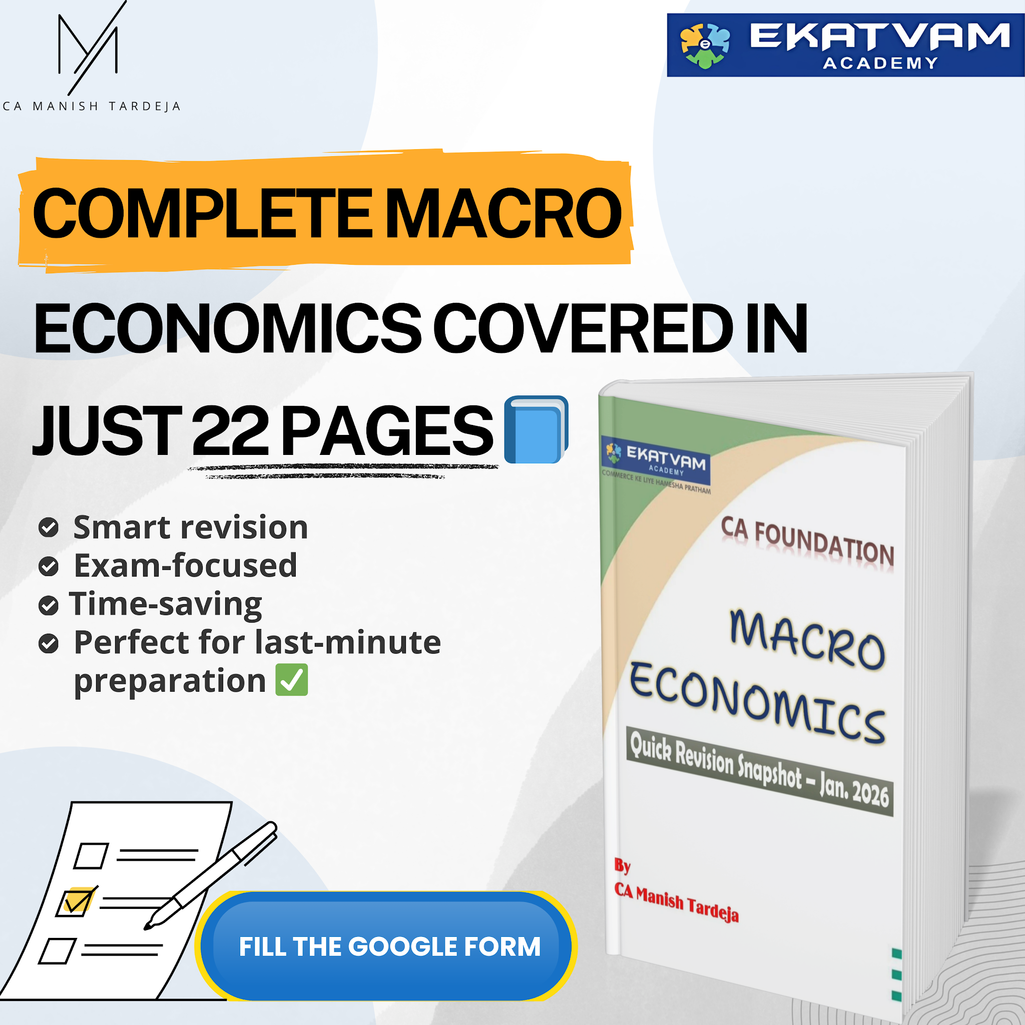 Post from CA Manish Tardeja