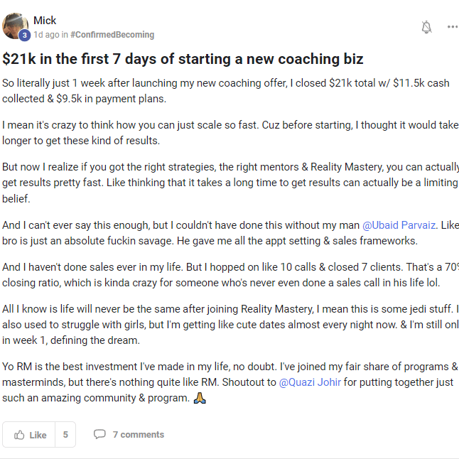 Post from Quazi Johir