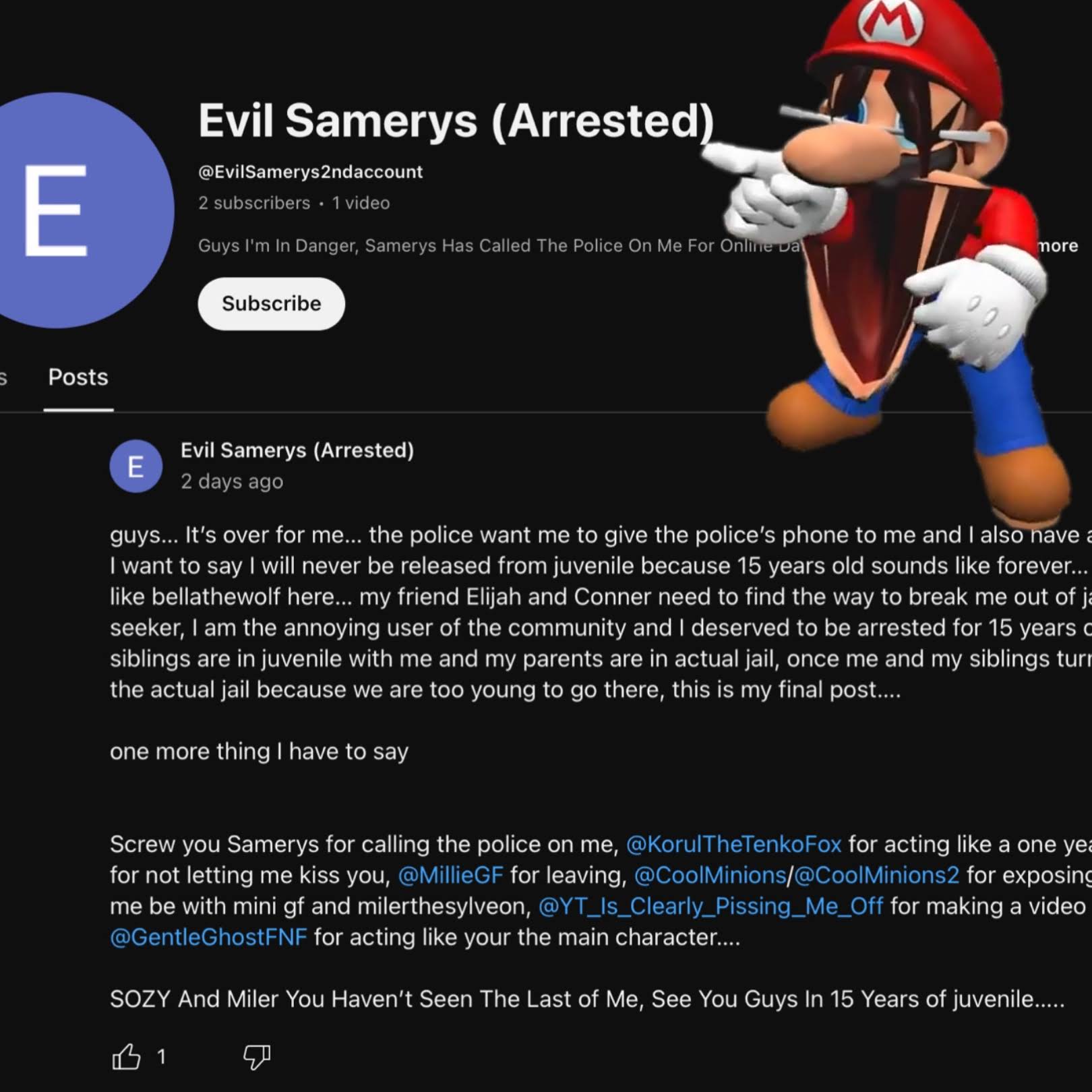 Post from Fun MarioGamer FNF MMV2 lycanthropyfan