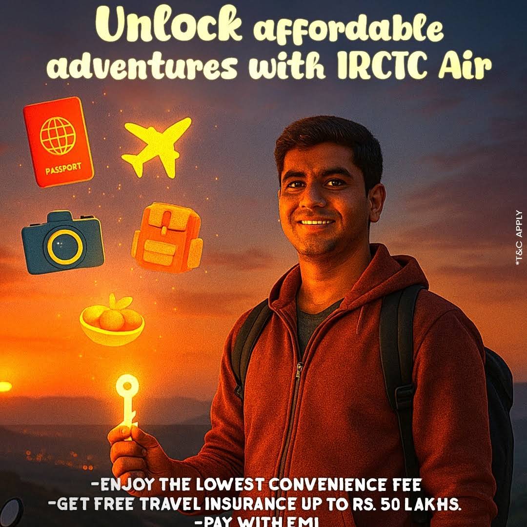 Post from IRCTC OFFICIAL
