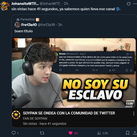 Post from FAN DE SOYPAN