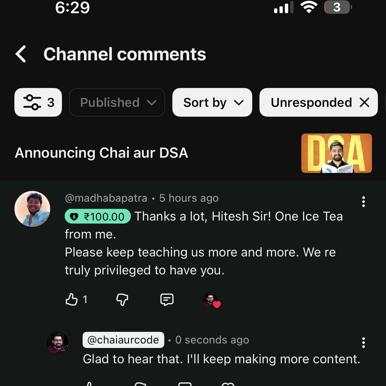 Post from Chai aur Code