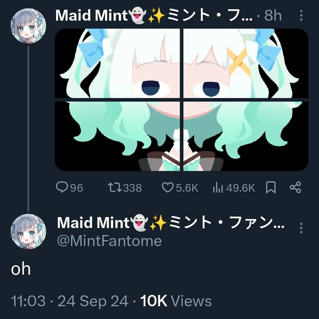 Post from Minty Sweat [Vtuber clips]