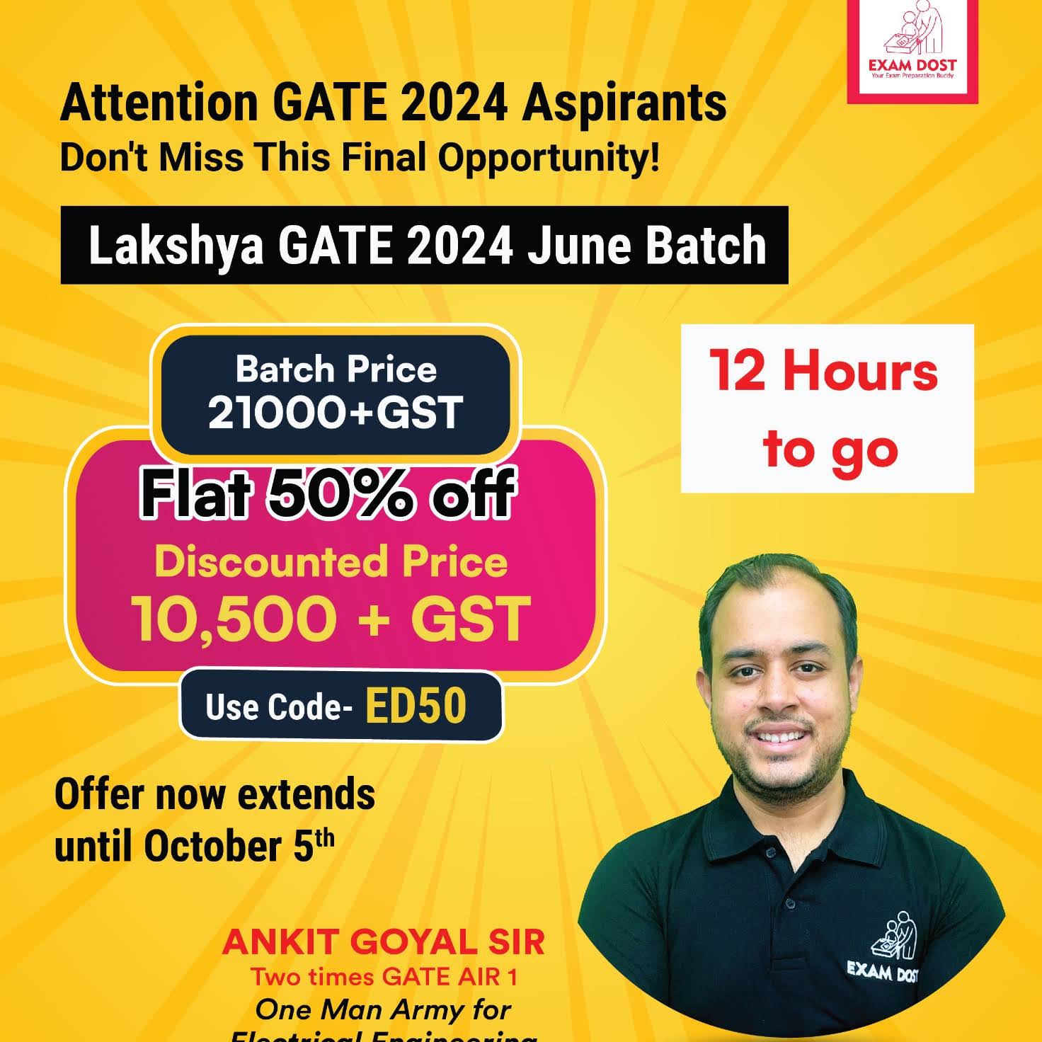 Post from EXAM DOST - Ankit Goyal