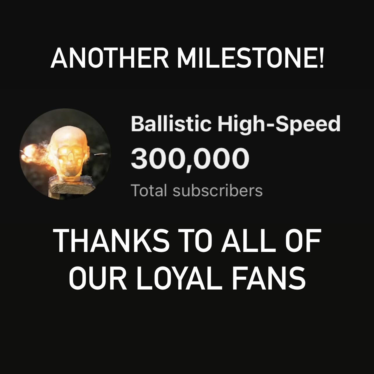 Post from Ballistic High-Speed