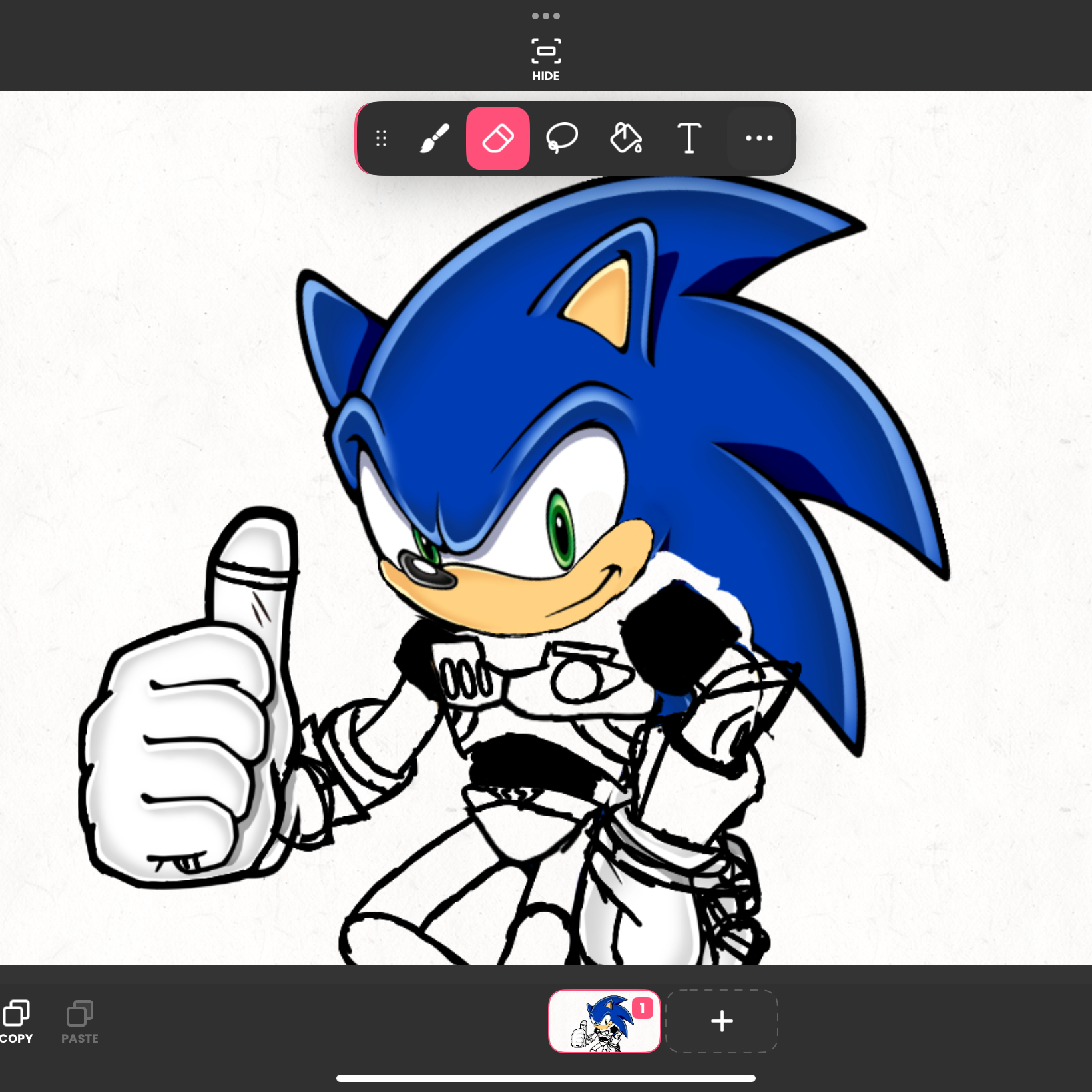 Post from Sonic lightyear