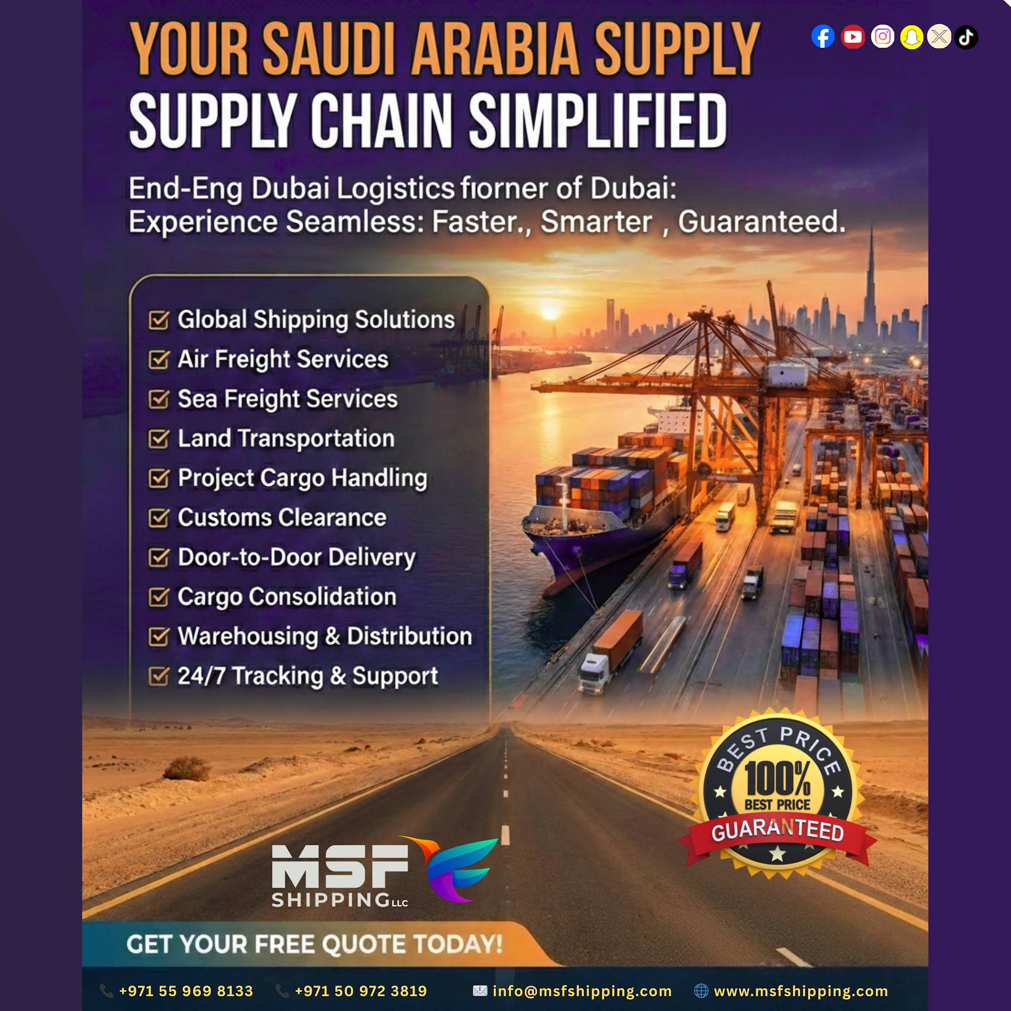 Post from MSF Shipping LLC