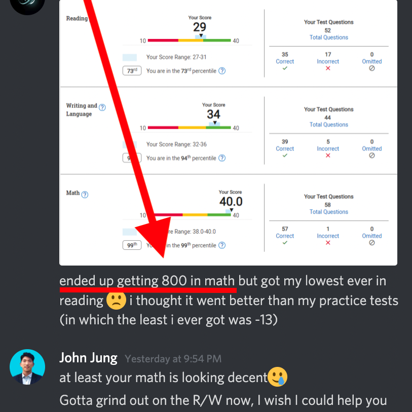 Post from John Jung - The Admission Hackers