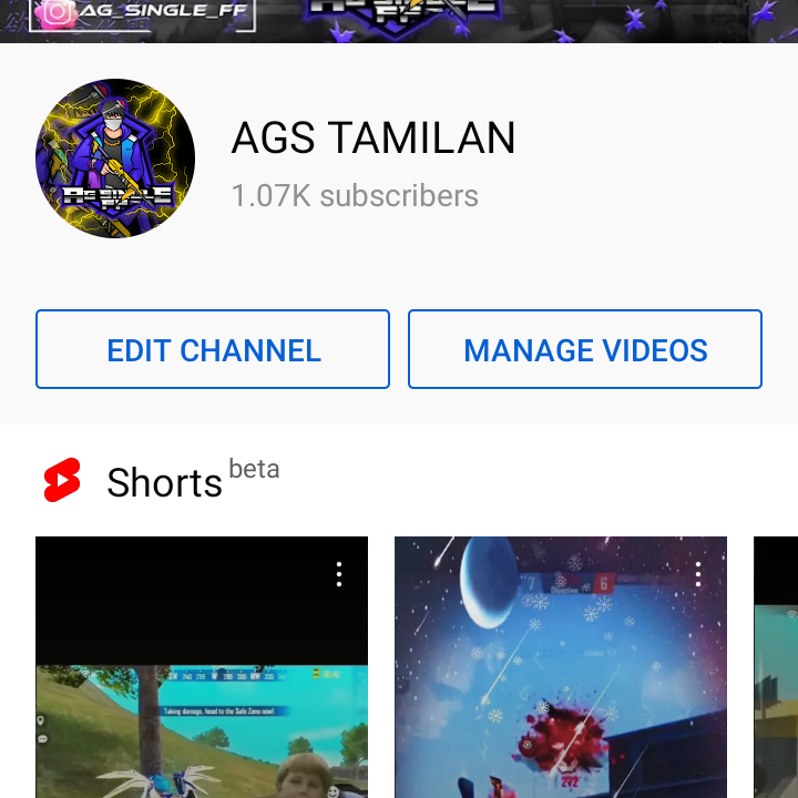Post from AGS TAMILAN GAMING