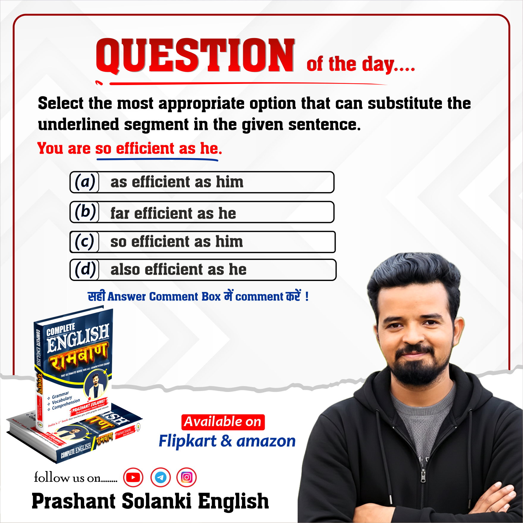 Post from Prashant Solanki English