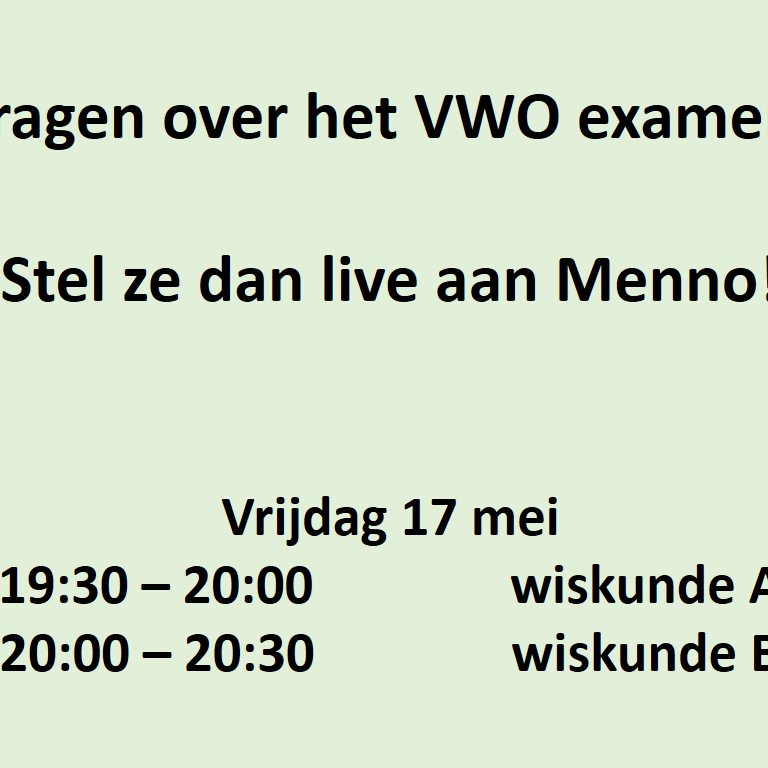 Post from Math with Menno