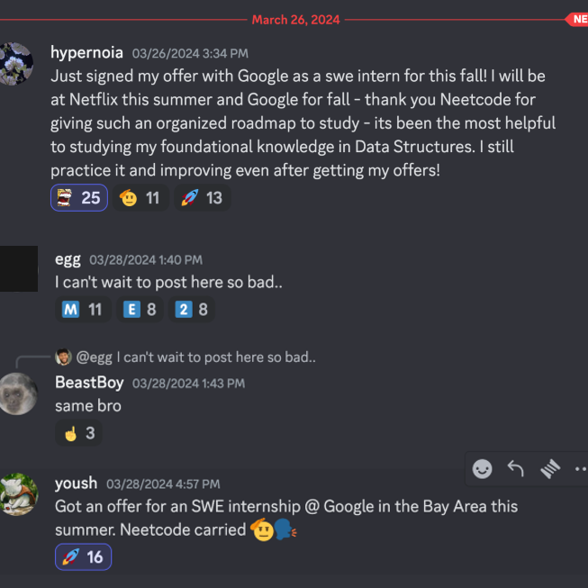 Post from NeetCodeIO