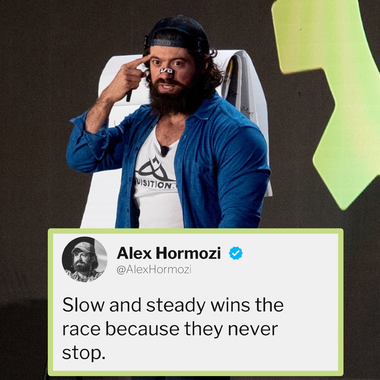 Post from Alex Hormozi