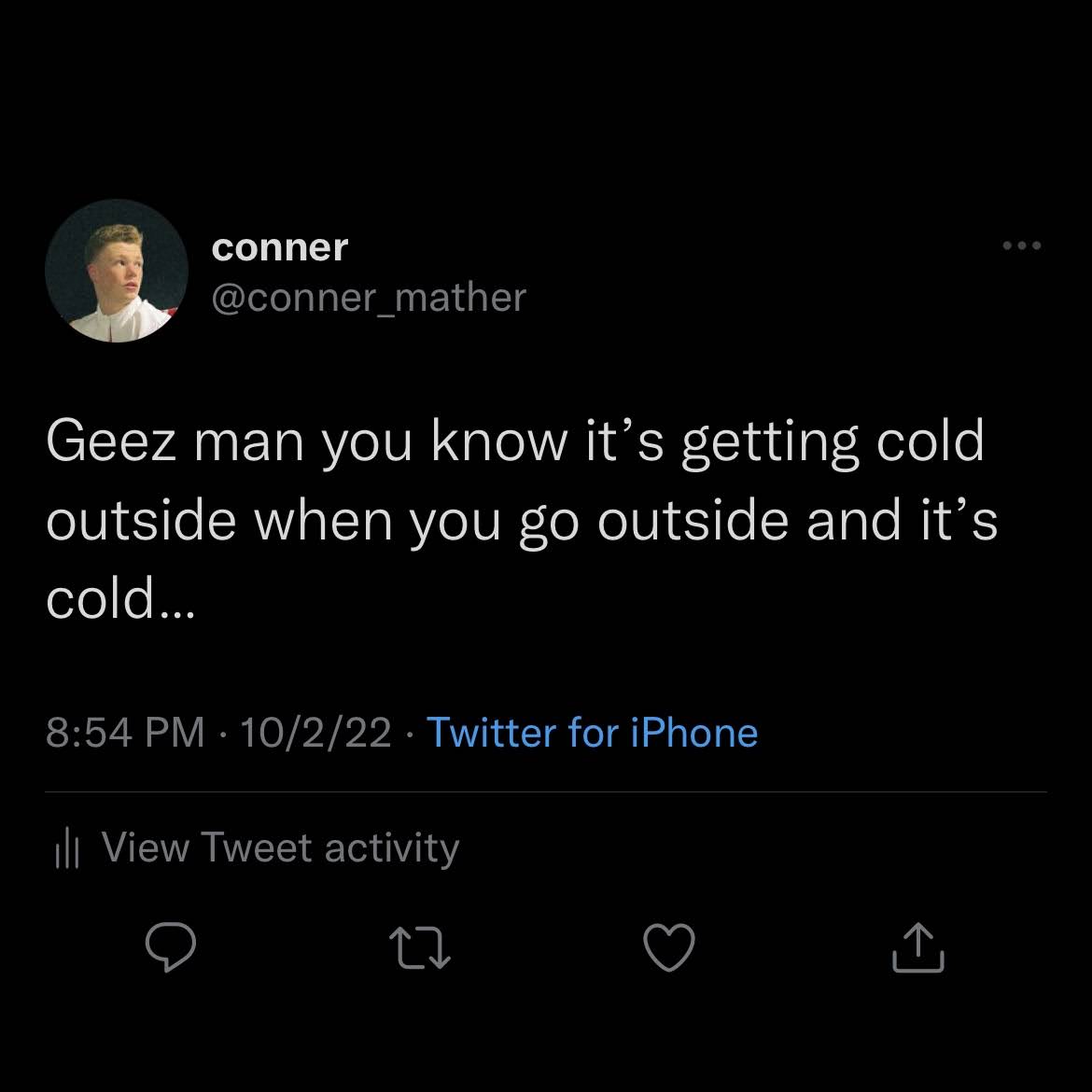 Post from Conner Mather