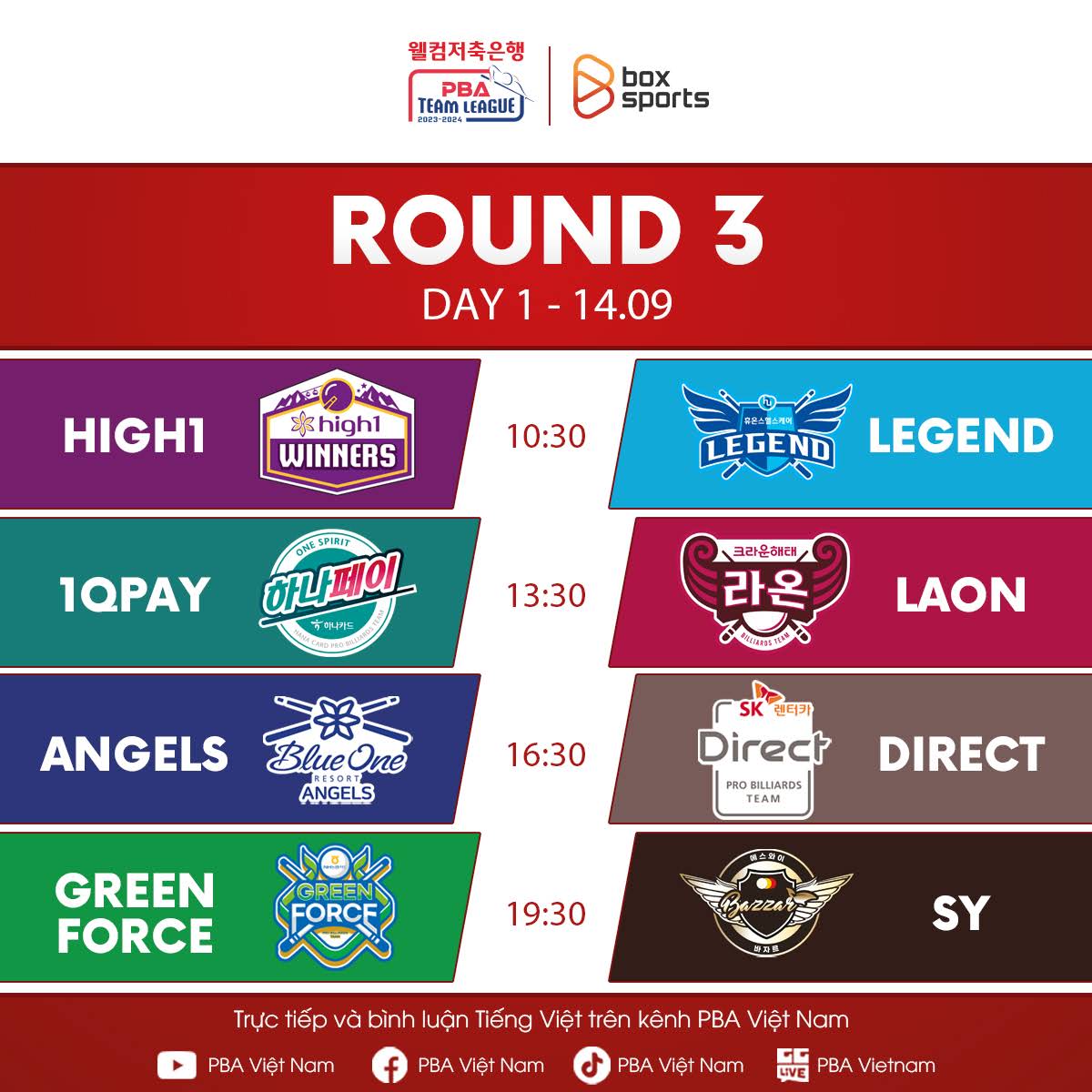 Post from PBA Việt Nam