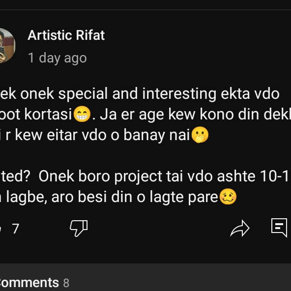 Post from Artistic Rifat