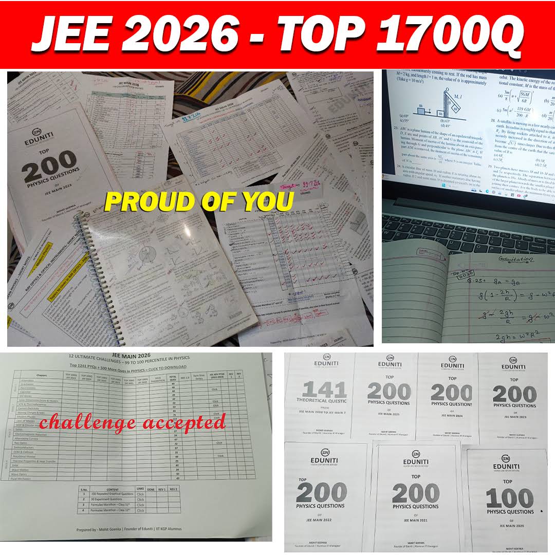 Post from Eduniti - Physics by Mohit Goenka_IITKGP