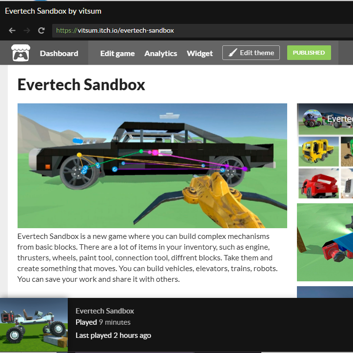 Post from Evertech Sandbox Dev