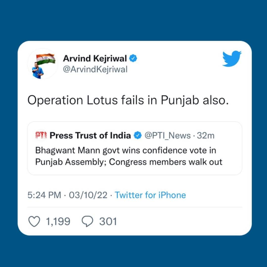 Post from Arvind Kejriwal