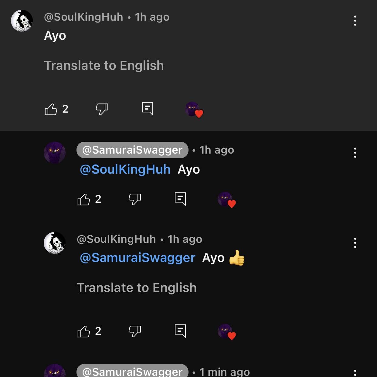 Post from Samurai Swagger