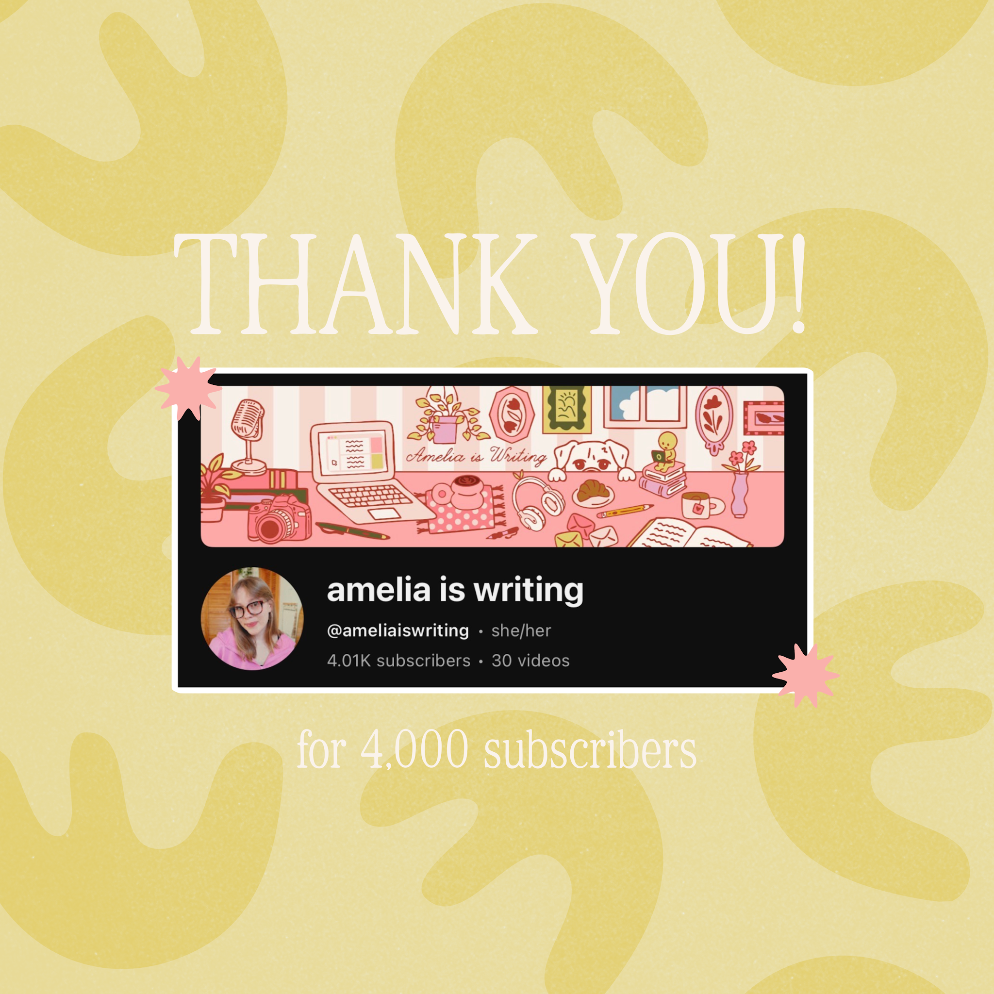 Post from amelia is writing